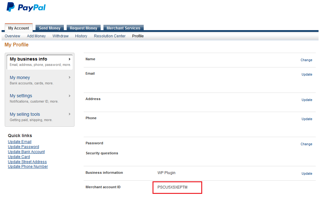 Where Do I Find My PayPal Merchant ID WPPlugin LLC