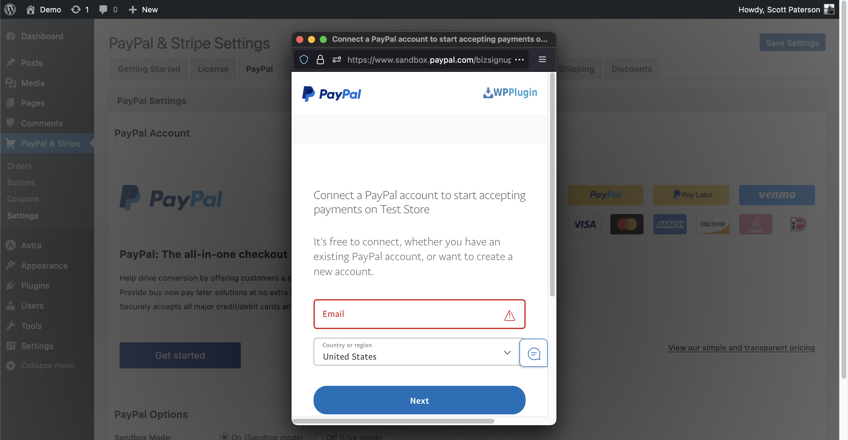 PayPal Commerce Platform - WPPlugin LLC