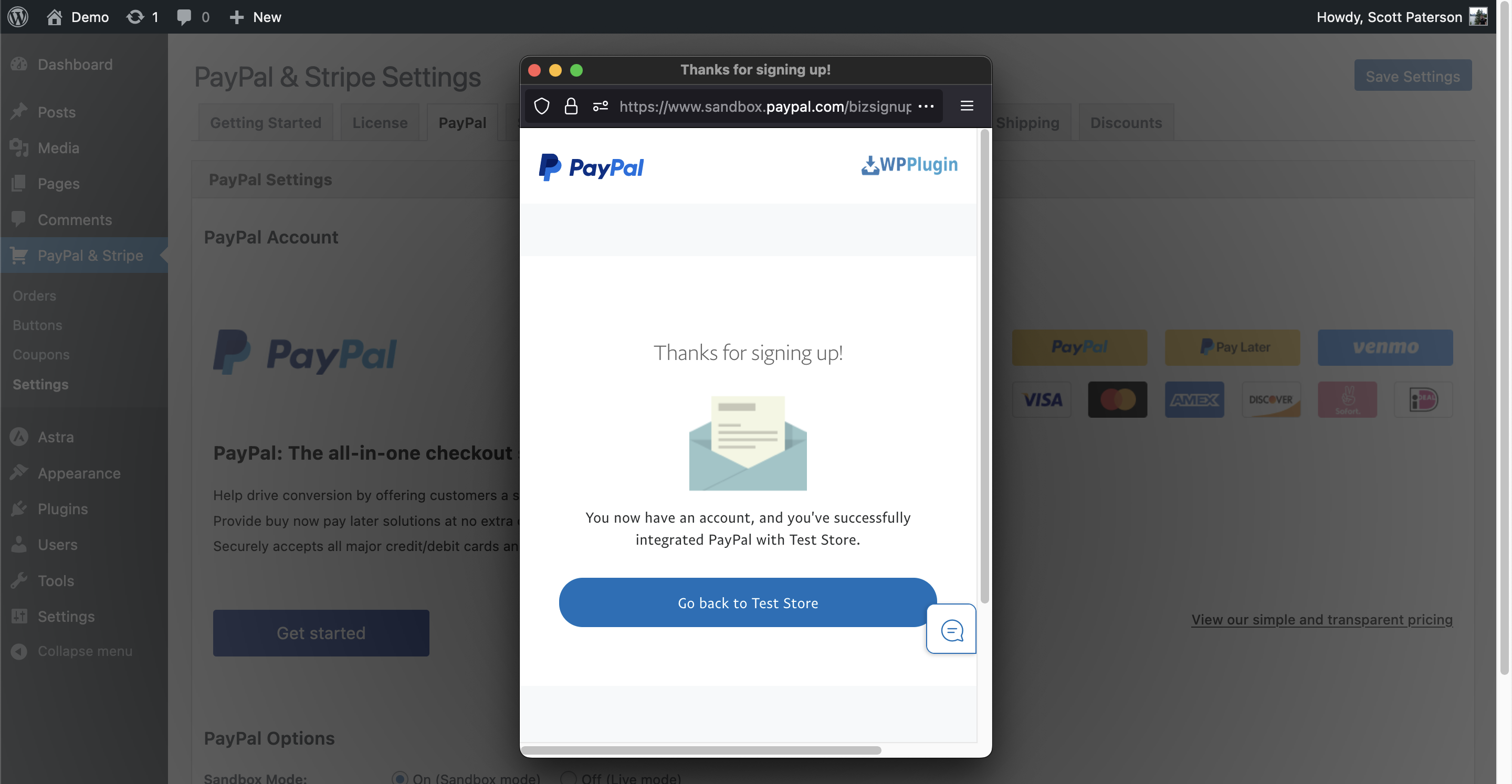 PayPal Commerce Platform - WPPlugin LLC